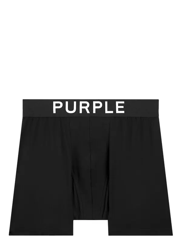 PURPLE BRAND Logo-print Boxer Briefs - Black