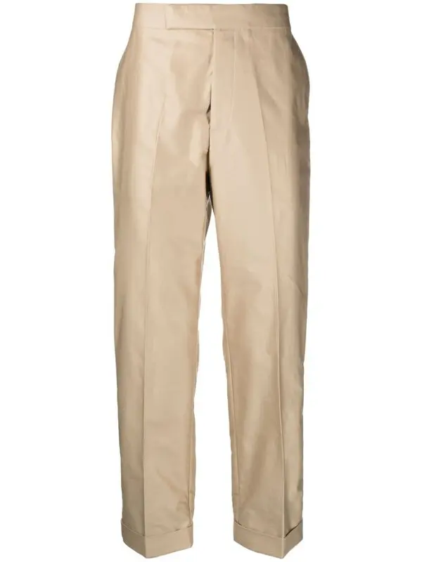 Alexander McQueen Mid-rise Straight-leg Trousers