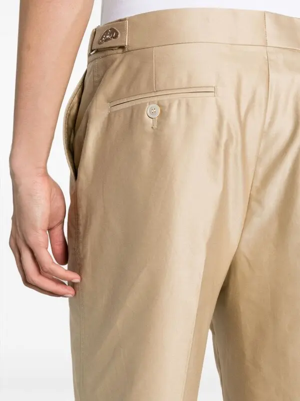 Alexander McQueen Mid-rise Straight-leg Trousers