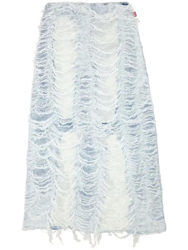 DIESEL® M-fiammetta Denim Maxi Skirt