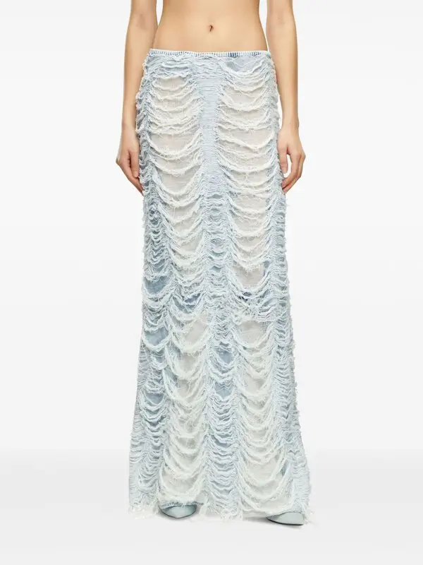 DIESEL® M-fiammetta Denim Maxi Skirt