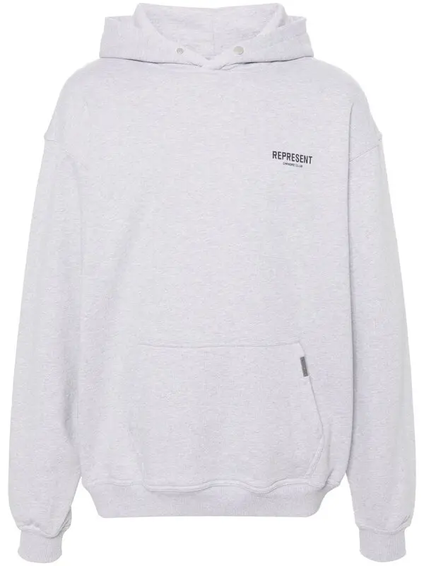REPRESENT Owners Club Cotton Hoodie - Grey