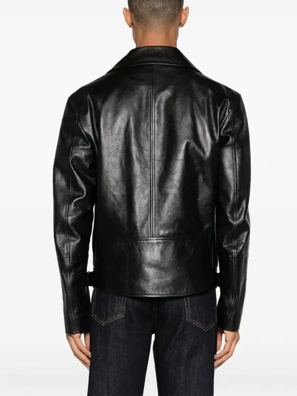 Alexander McQueen Zip-up Leather Biker Jacket