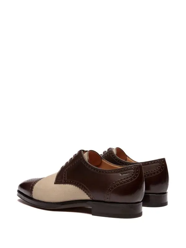 Bally Panelled Leather Derby Shoes