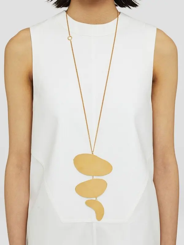 JIL SANDER Oversize Pendant Necklace