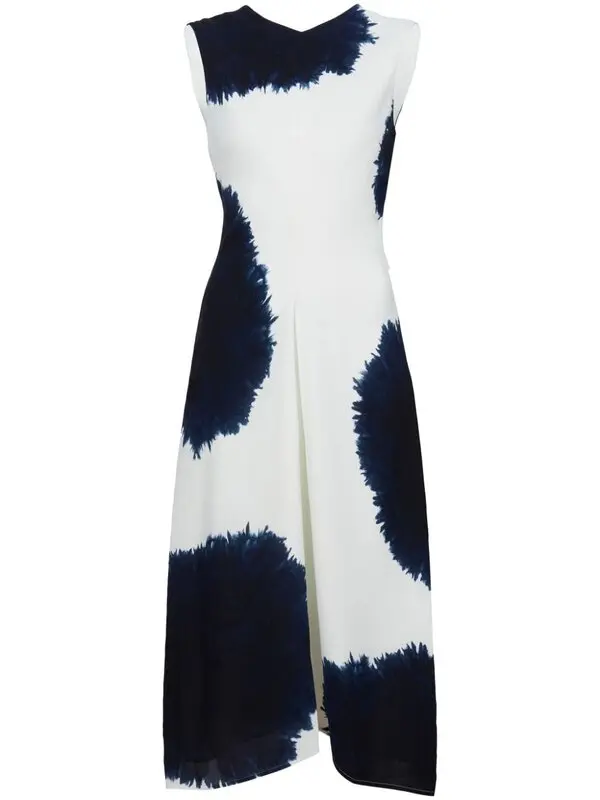 Proenza Schouler Ella Printed Dress - White