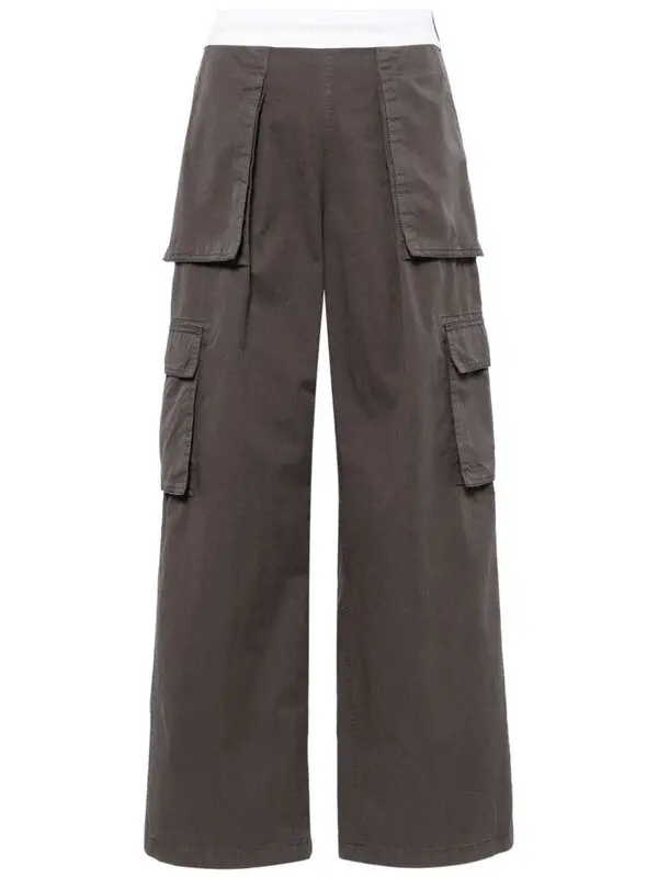 Alexander Wang Mid-rise Cargo Trousers - Grey