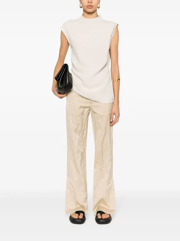 Gauchère Crepe Asymmetric Blouse