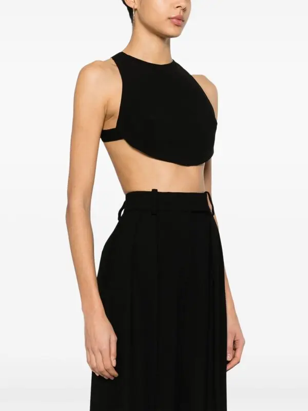 Gauchère Sleeveless Crop Top
