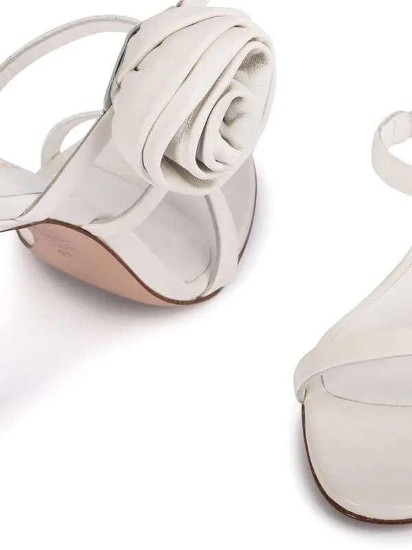 LE SILLA Floral-appliqué Sandals