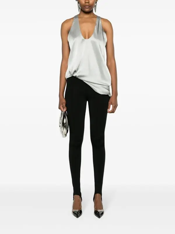 REV Asymmetric Satin Tank Top