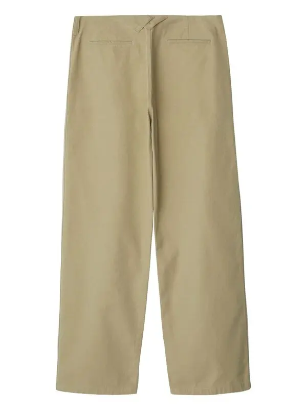 Burberry Straight-leg Cotton Chinos - Neutrals