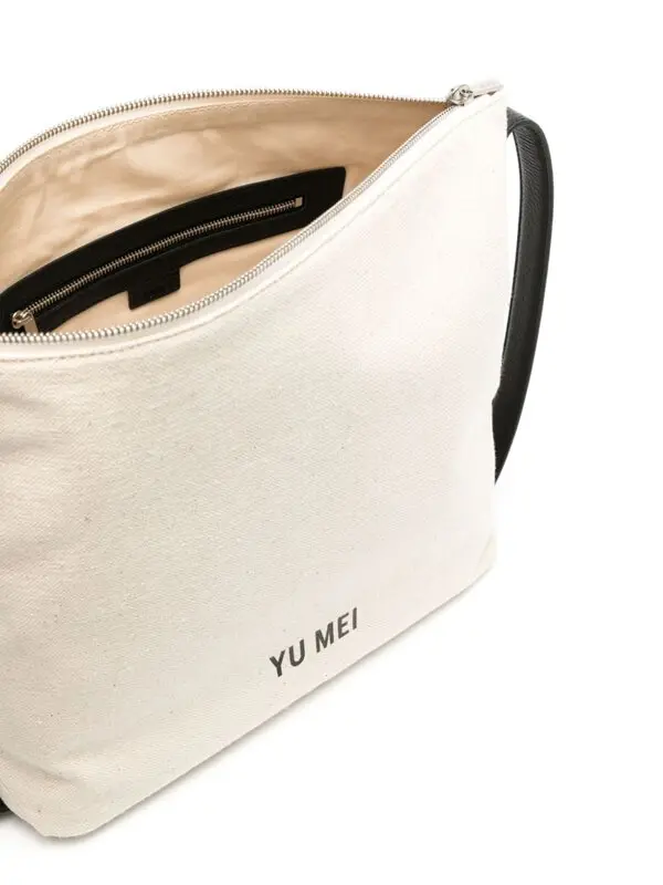 YU MEI Braidy Canvas Crossbody Bag - Neutrals