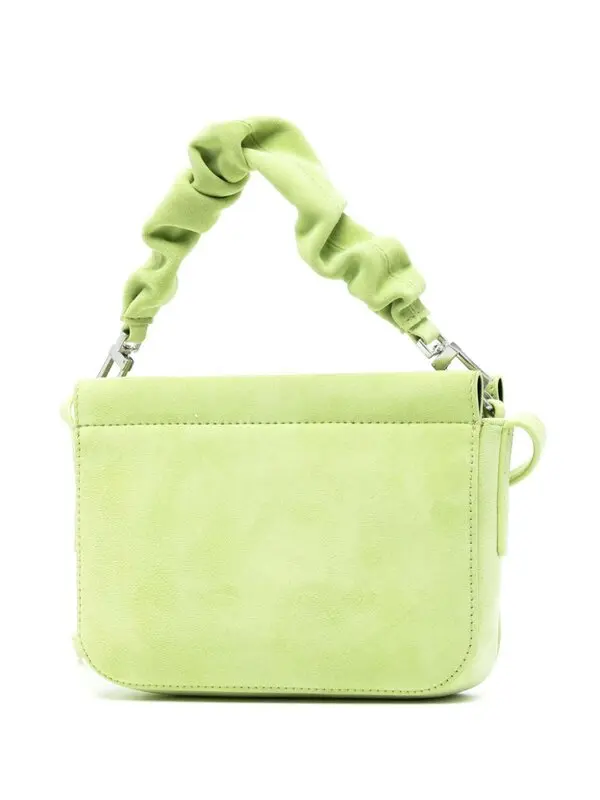 YU MEI Scrunchie Vi Suede Crossbody Bag