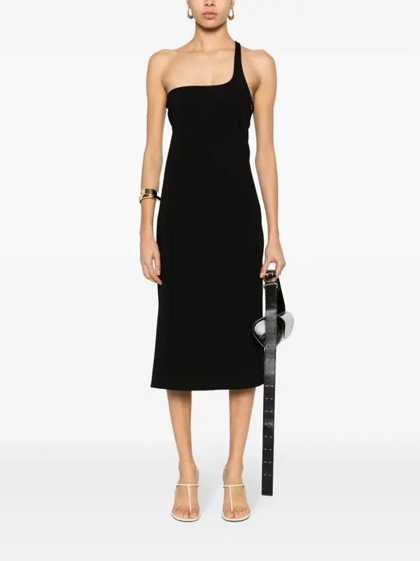 Gauchere Halterneck Midi Dress