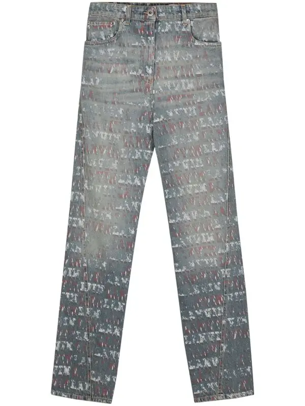 LANVIN X Future Mid-rise Straight Leg Jeans