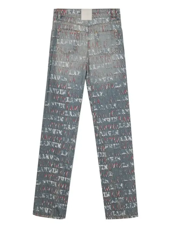 LANVIN X Future Mid-rise Straight Leg Jeans