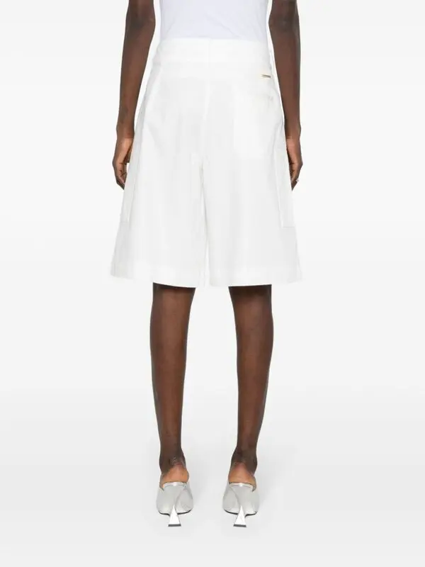 DARKPARK Nina Cotton Cargo Shorts - Neutrals
