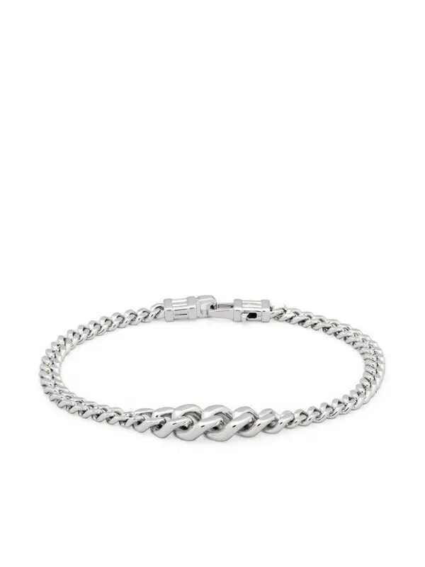Tom Wood Sterling Dean Curb-chain Bracelet - Silver