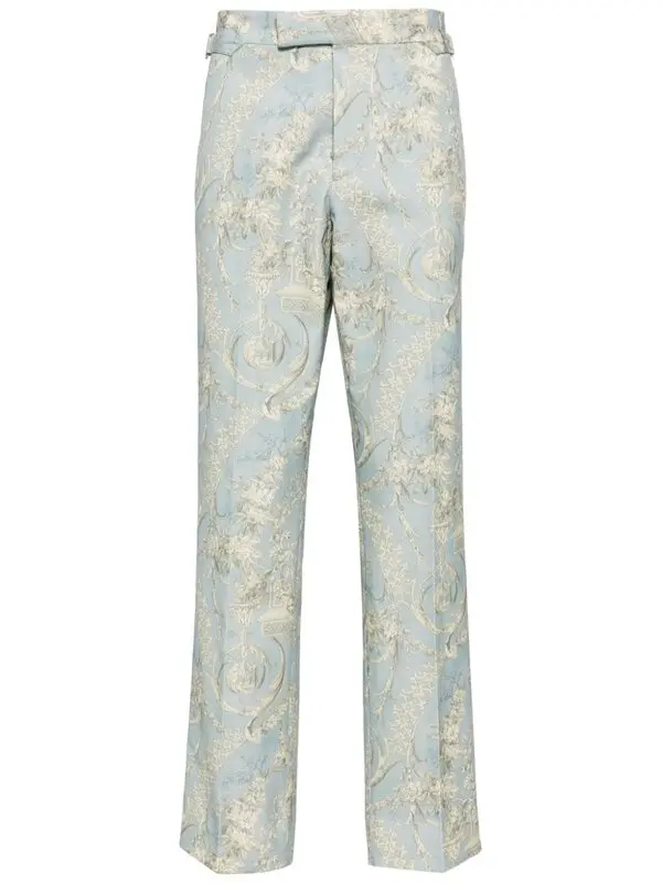 VIVIENNE WESTWOOD Toile De Jouy-print Trousers - Blue