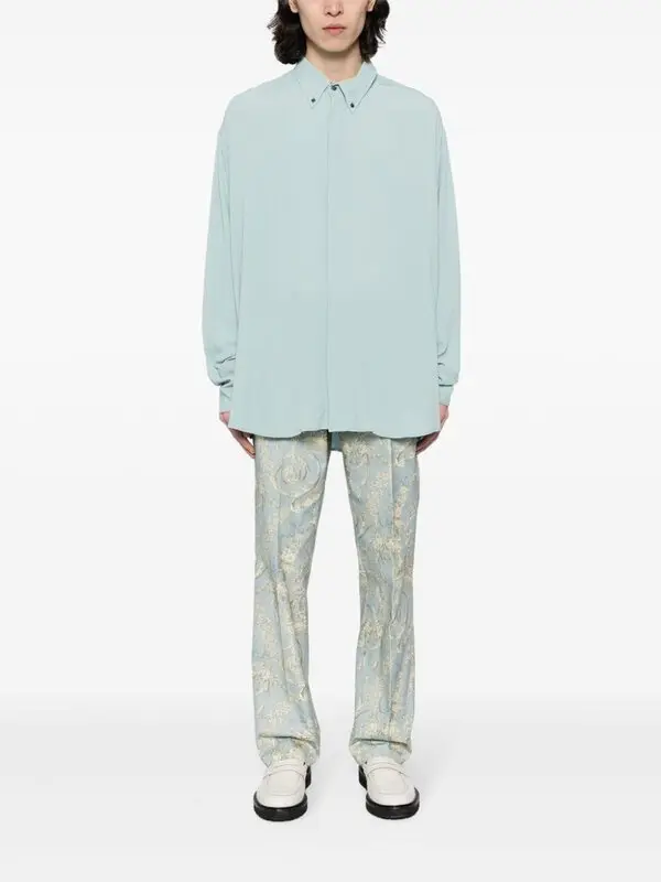 VIVIENNE WESTWOOD Toile De Jouy-print Trousers - Blue