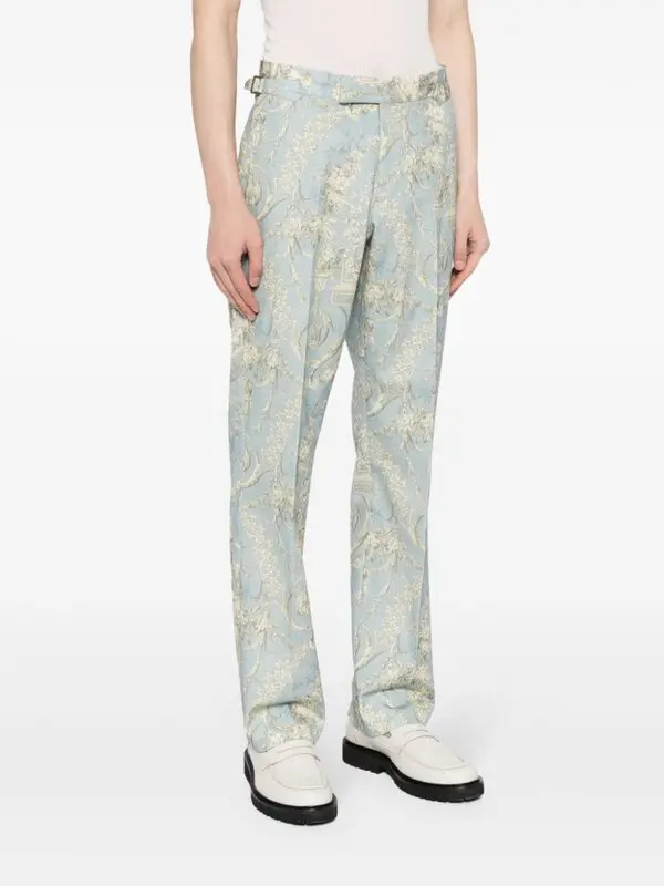 VIVIENNE WESTWOOD Toile De Jouy-print Trousers - Blue