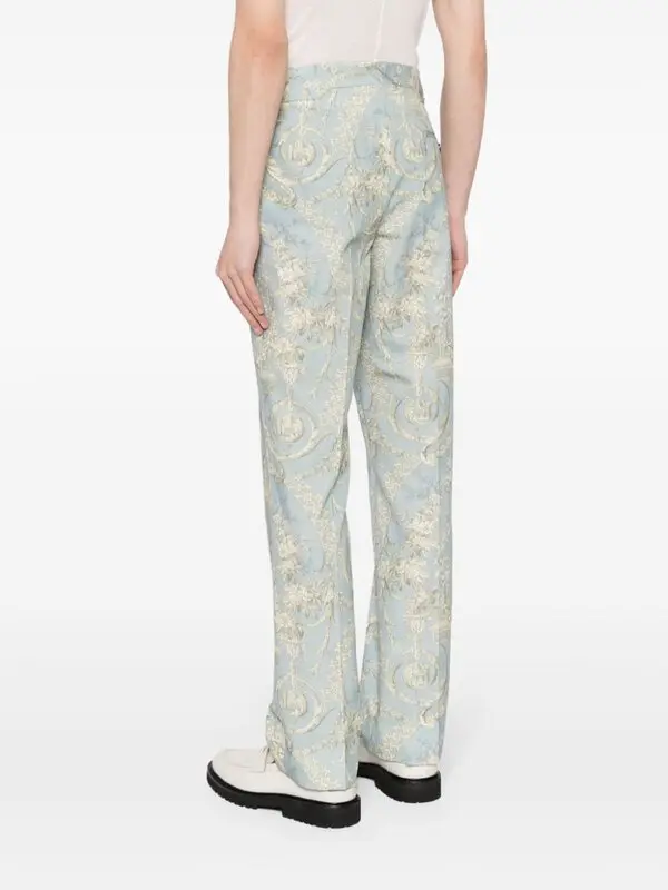 VIVIENNE WESTWOOD Toile De Jouy-print Trousers - Blue