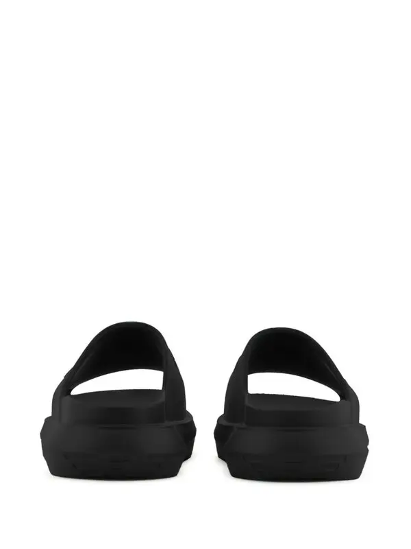 Emporio Armani Logo Flatform Slides