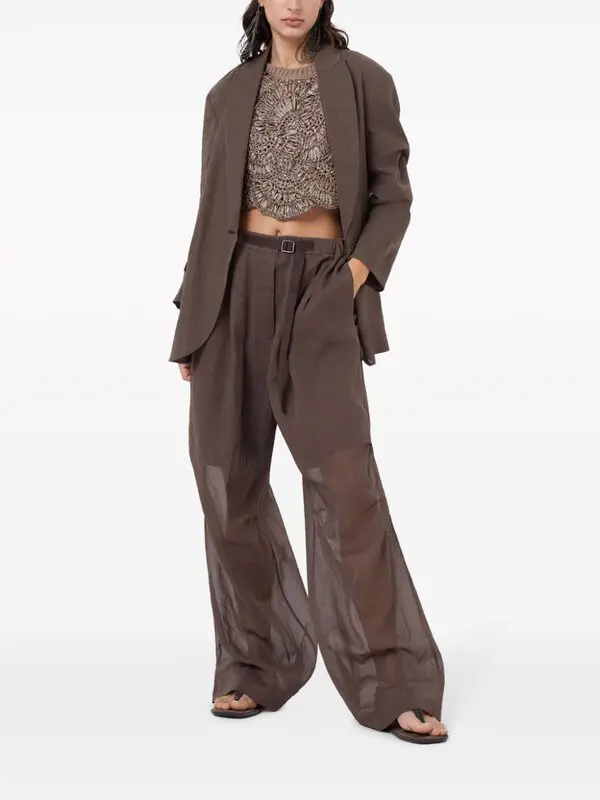 Brunello Cucinelli Opera Embellished Knitted Top