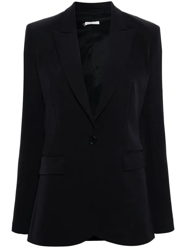Liu Jo Peak-lapel Single-breasted Blazer - Blue