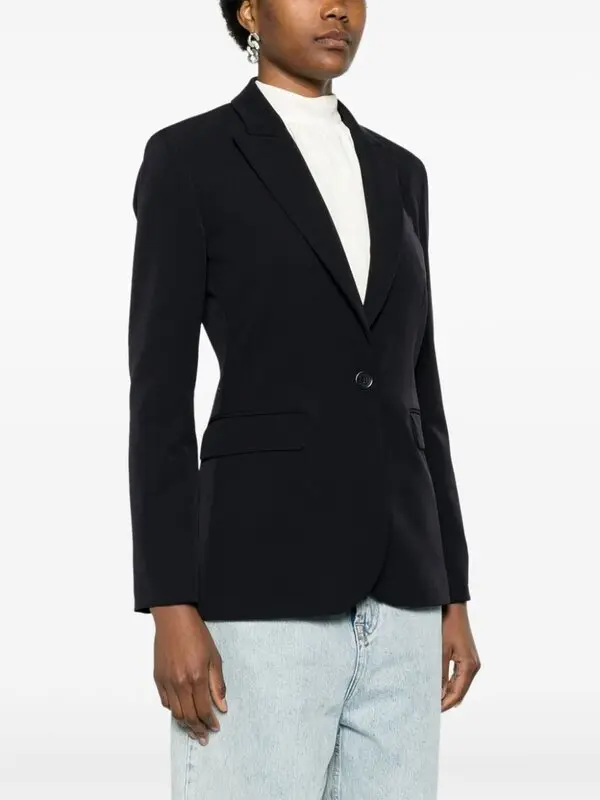 Liu Jo Peak-lapel Single-breasted Blazer - Blue