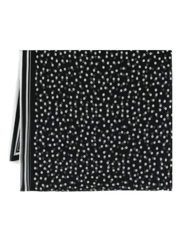 Dolce & Gabbana Polka-dot Silk Scarf