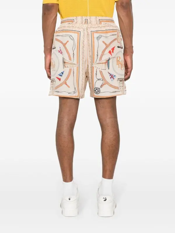 Rhude Nautica Silk Shorts