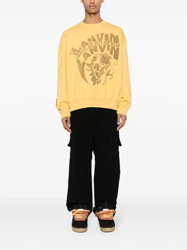 LANVIN X Future Logo-print Sweatshirt