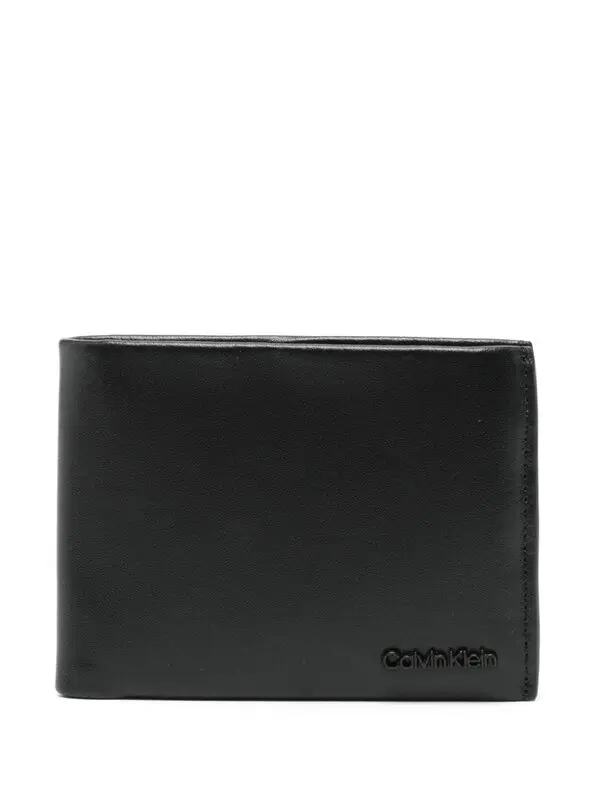 Calvin Klein Logo-lettering Leather Wallet