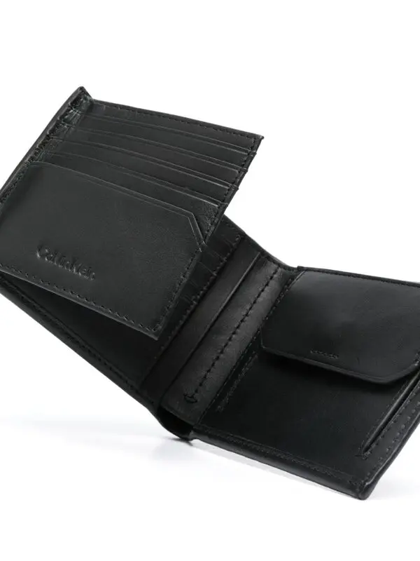 Calvin Klein Logo-lettering Leather Wallet