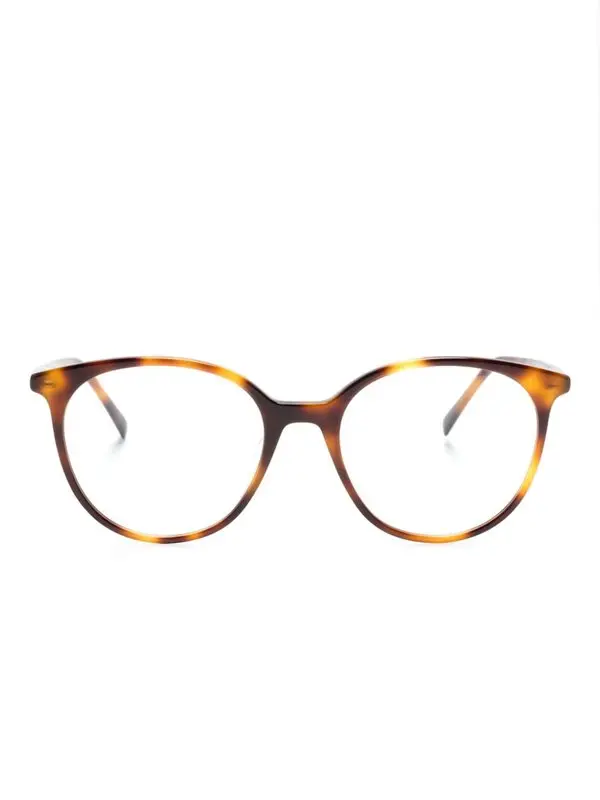 GIGI STUDIOS Flavia Round-frame Glasses - Brown