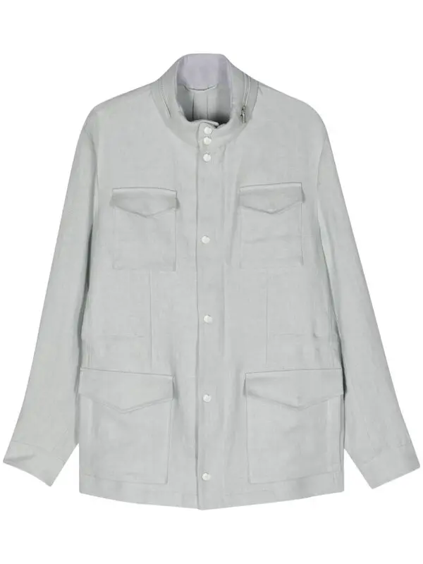 Eleventy Linen Field Jacket