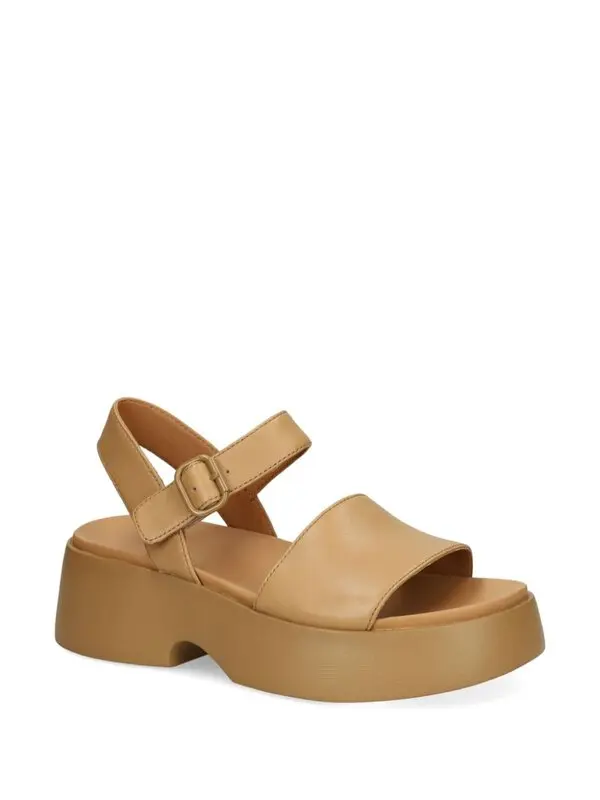 Camper Tasha 55mm Leather Sandals - Brown