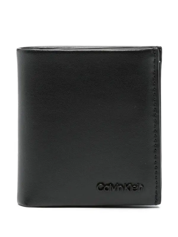 Calvin Klein Logo-lettering Leather Wallet