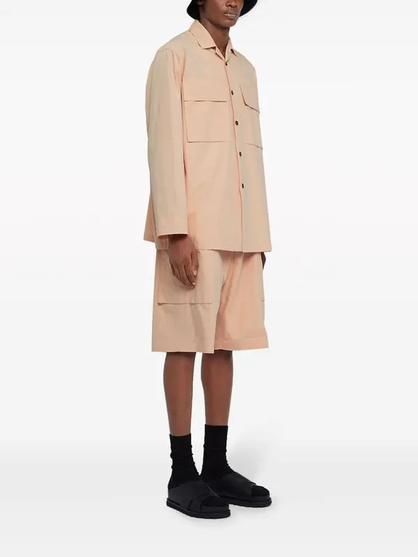 JIL SANDER Cotton Cargo Shorts