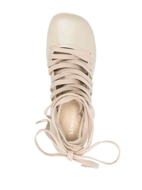 LEMAIRE 90mm Lace-up Pumps