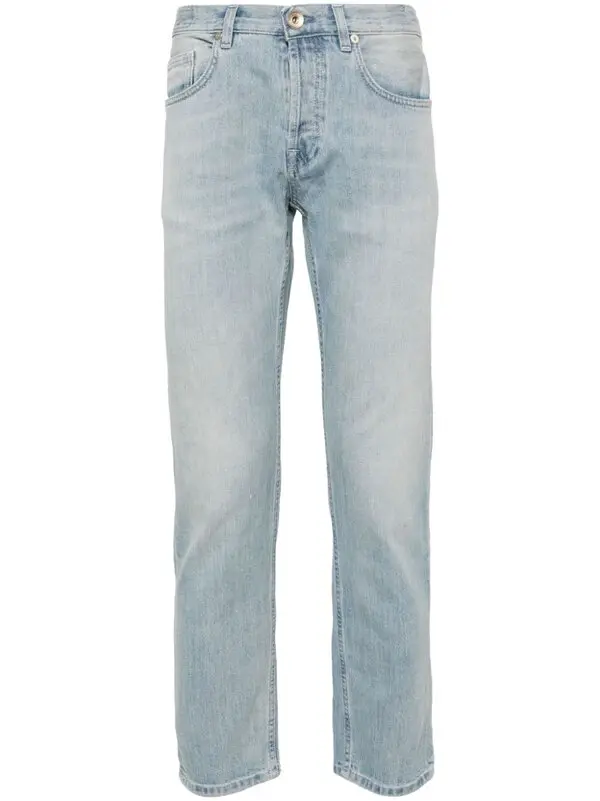 Eleventy Stonewashed Straight Leg Jeans