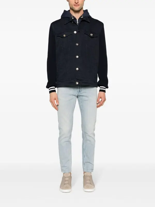 Eleventy Stonewashed Straight Leg Jeans