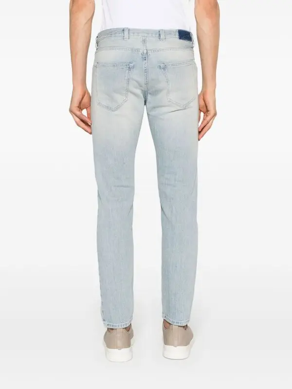 Eleventy Stonewashed Straight Leg Jeans