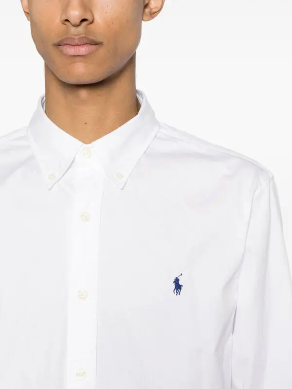 Polo Ralph Lauren Polo Pony Cotton Shirt - White