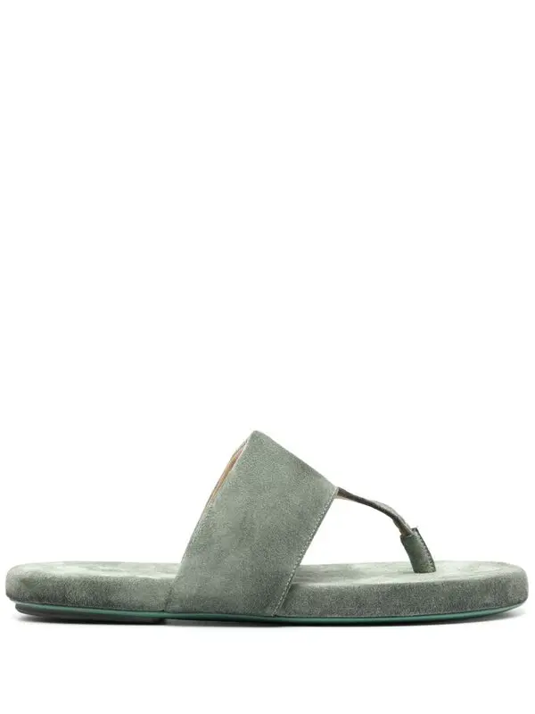 Marsèll Spanciata Leather Thong Sandals - Green