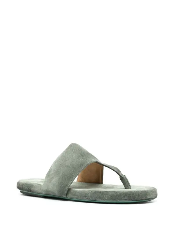 Marsèll Spanciata Leather Thong Sandals - Green