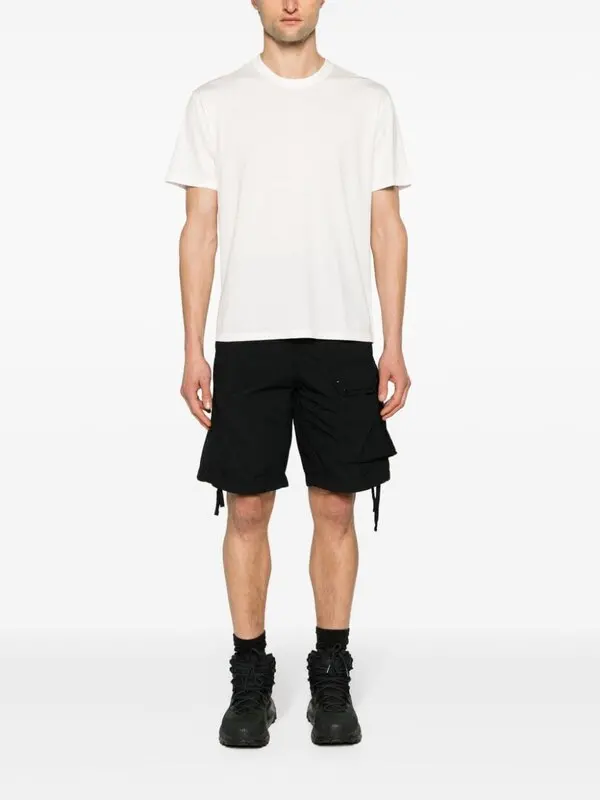 TEN C Logo-patch Cotton T-shirt - White