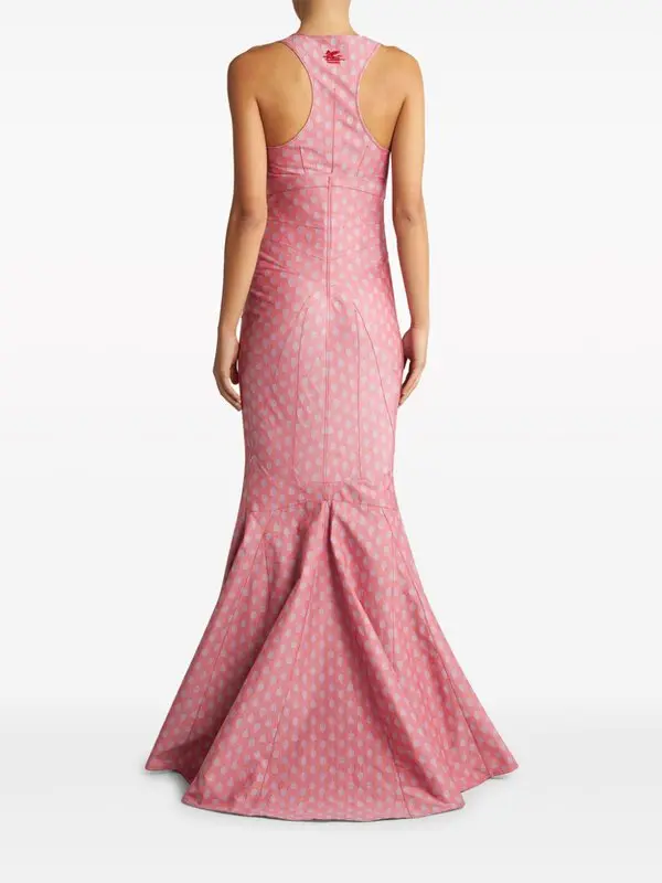 Etro Patterned-jacquard Cotton Gown